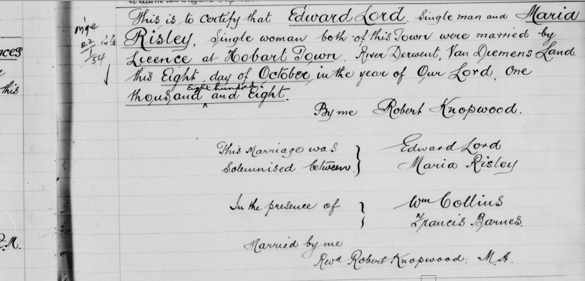 Maria Lord nee Risely — Shorthand Social