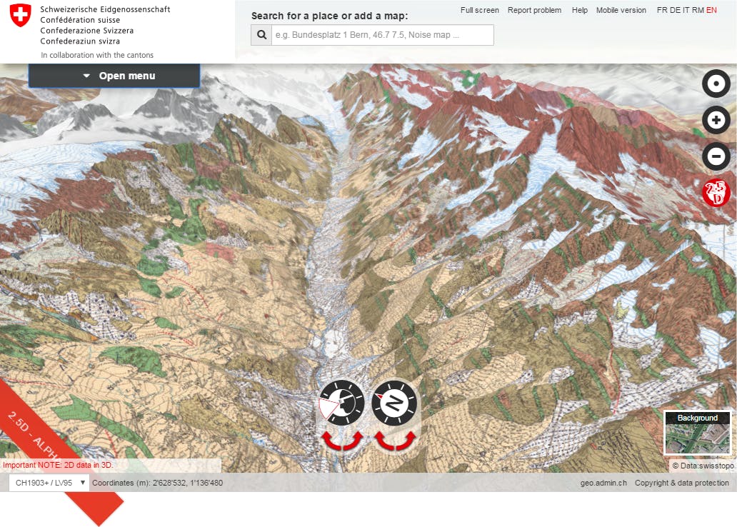 3D Scenes map.geo.admin.ch — Shorthand Social
