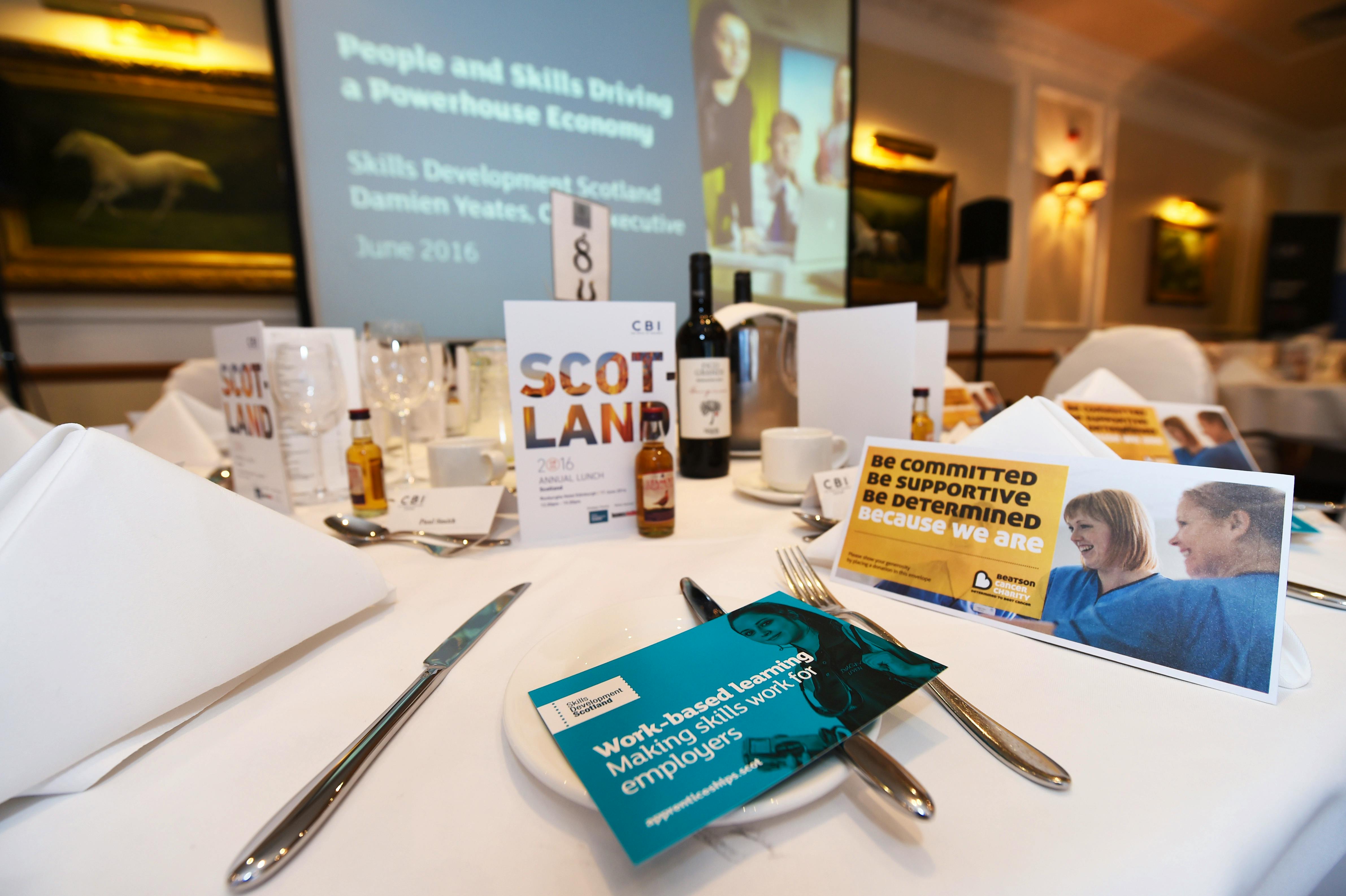CBI Scotland Annual Lunch — Shorthand Social