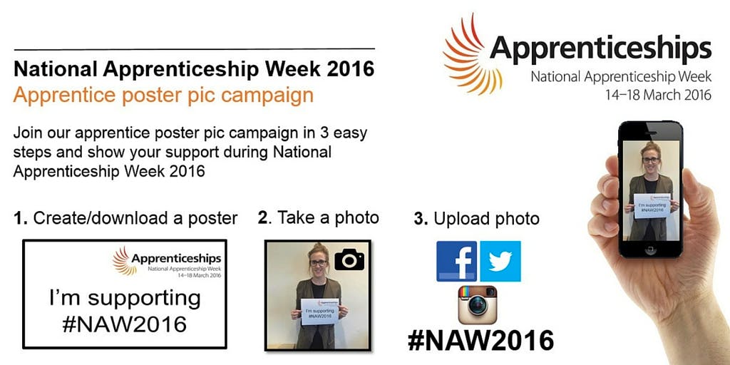 Join our apprentice poster pic campaign — Shorthand Social